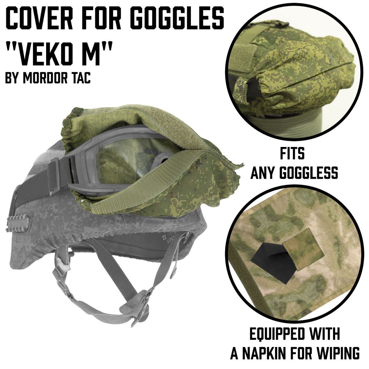 Goggles Cover Veko M | Grey-shop