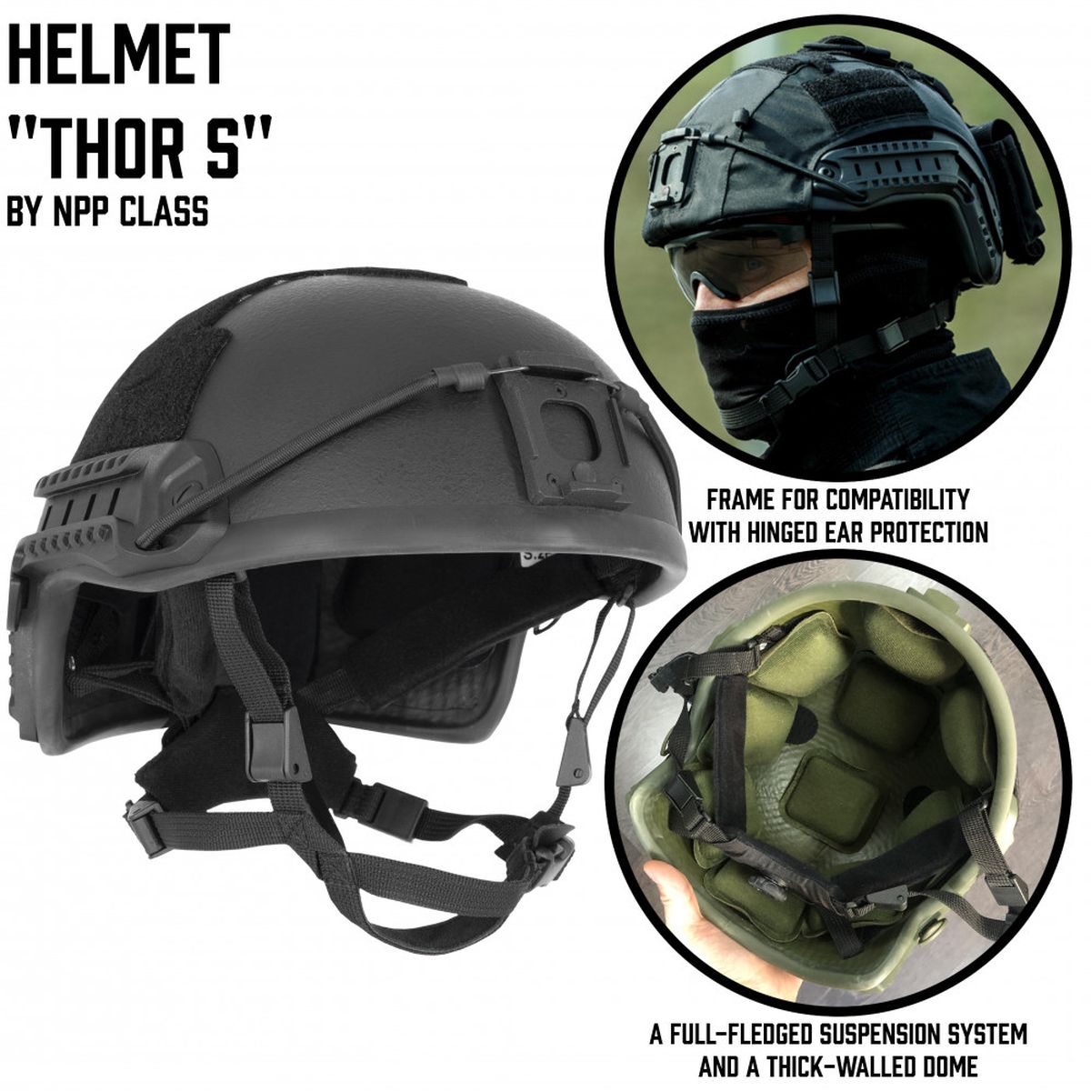 Helmet "TOR S" | Grey-shop