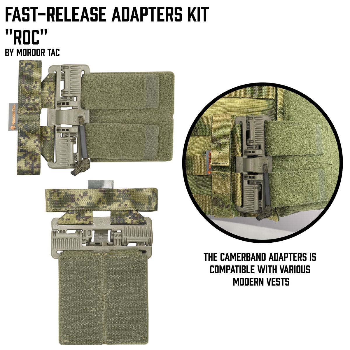 Fast-release adapter kit ROC | Grey-shop