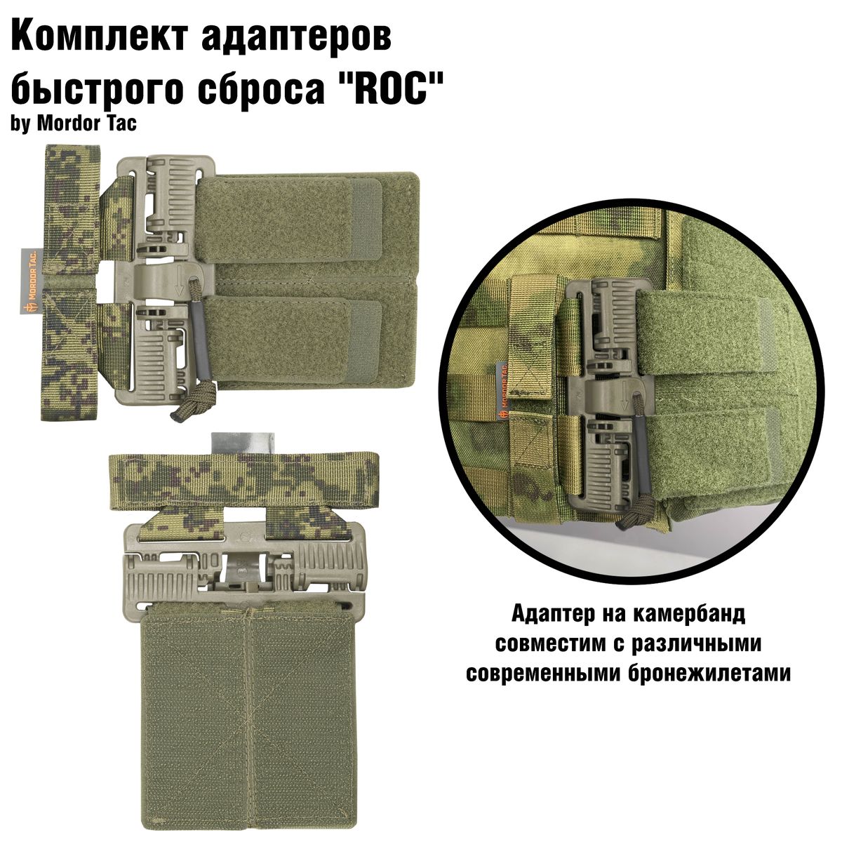 Комплект адаптеров быстрого сброса ROC | Mordor tactical