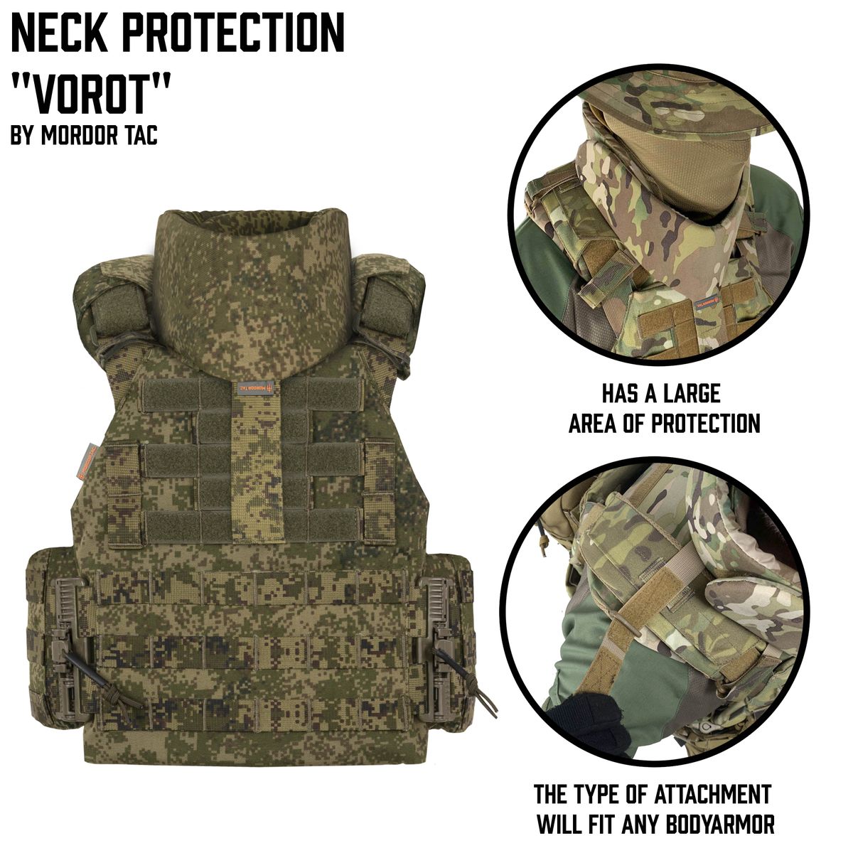 Universal Neck Protection Vorot | Grey-shop