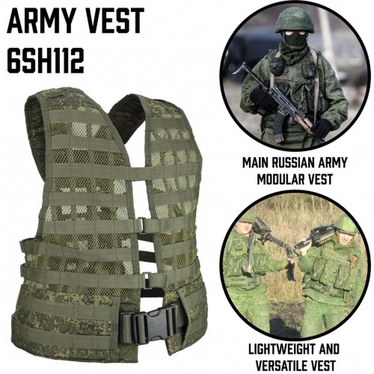 Vest "6SH112" Tehincom | Grey-shop