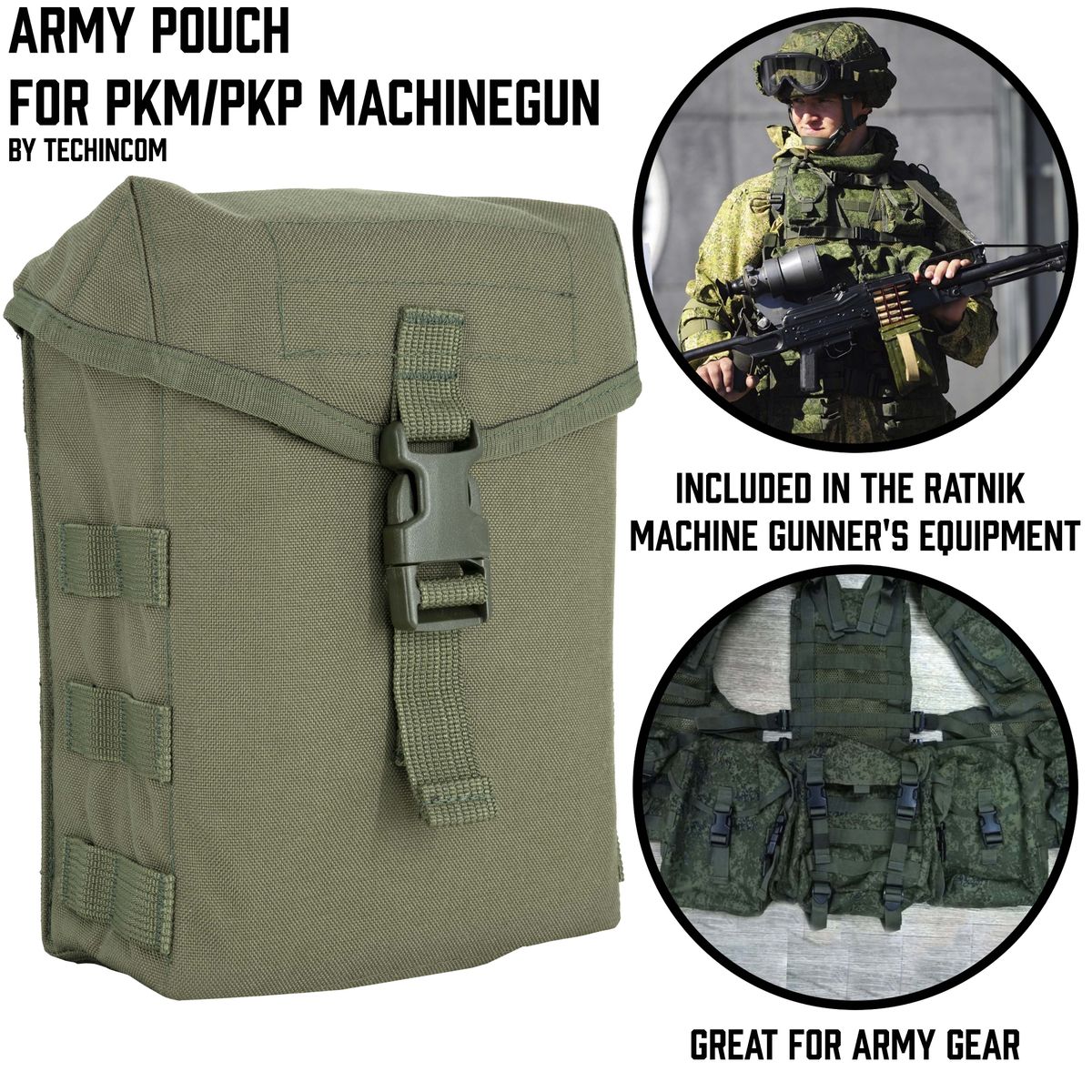 PKM Pouch Techincom | Grey-shop