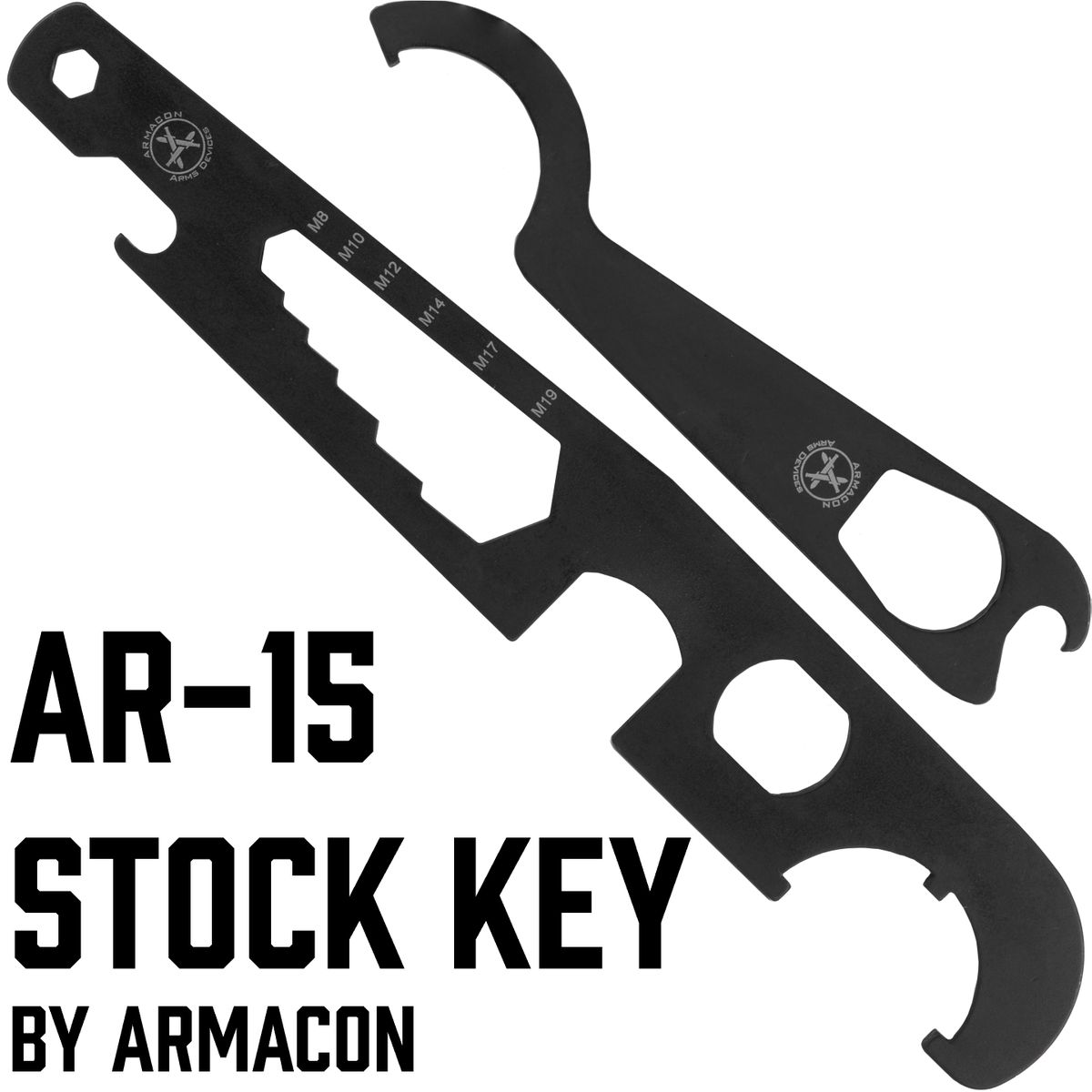 AR-15 Stock Key Armacon | Grey-shop