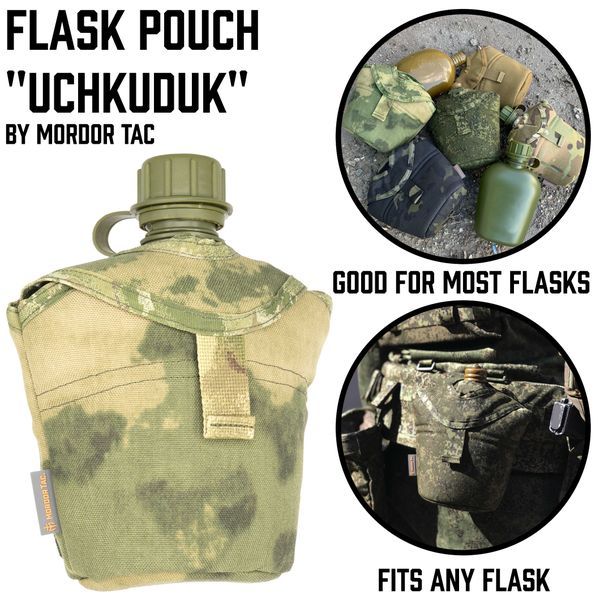 Flask Pouch "Uchkuduk" | Grey-shop