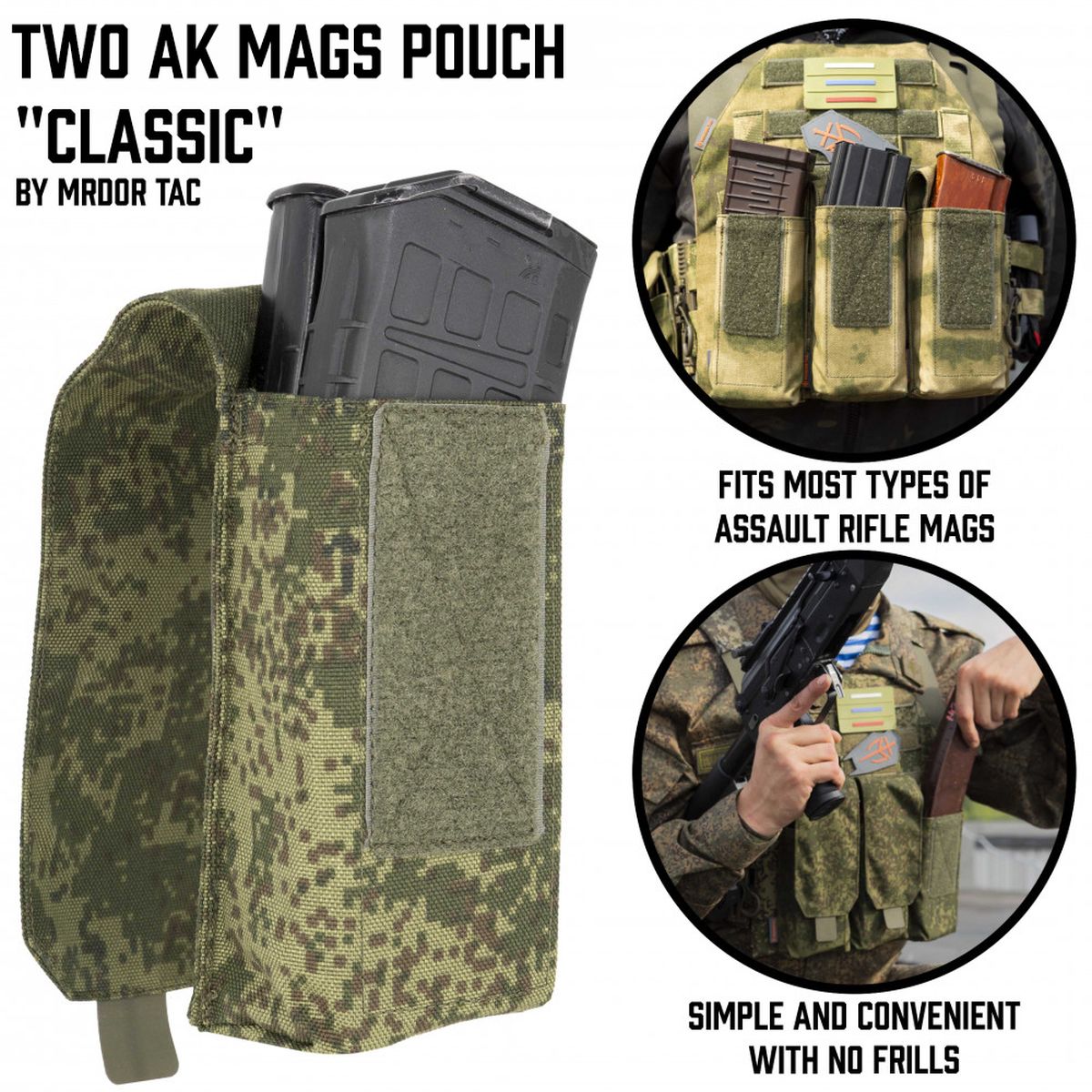 AK Pouch "Classic" Double | Grey-shop