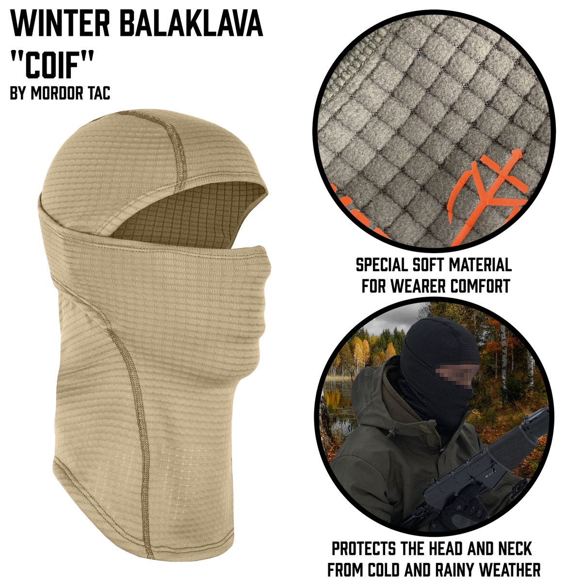Demiseason Balaclava Coif | Grey-shop